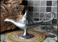 China Polishing / Engraving Metal DIY Craft Gifts Aladdin's Magic Lamp Design For Tourist for sale