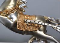 China Classic Resin Decoration Crafts Chinese Characteristic Horse And Treasure Style for sale