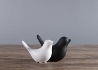 China Hotel Or House Decoration Poly Resin Birds Models / Lovely Animals Ornaments for sale