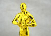 China 270mm Height figure Award Trophy Plastic Material Made With Blank Base for sale