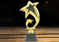 China Custom Logo Plastic Trophy Cup With Star Design Three Sizes Optional for sale