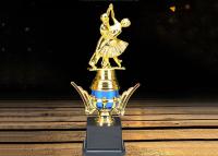 China Gold Plated Plastic Trophy Cup For Olympic Games Dancing Winners for sale