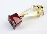 China Five - Pointed Star Plastic Trophies And Awards With Red Wooden Base for sale