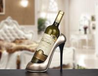 China Non Toxic Resin Ornament Crafts , Custom Color Wine Bottle Holder for sale