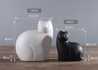 China Poly Resin Cats Models For Hotel / House Decoration Custom Service Available for sale