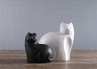 China Poly Resin Cats Models For Hotel / House Decoration Custom Service Available for sale