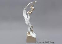China Angle Design Custom Trophy Cup Resin Material 35cm Height With Long Lifespan for sale
