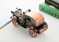 China Antique Copper Bubble Car Model Metal Decorations Crafts On The Desk Of Drawing Room for sale
