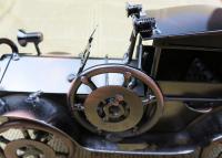 China Antique Copper Bubble Car Model Metal Decorations Crafts On The Desk Of Drawing Room for sale