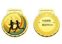 China Marathon Running Race Sports Medals And Ribbons Colorful Zinc Alloy Material for sale