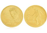 China Elvis Presley Famous Star Metal Custom Event Medals Of Rock Music Souvenir Coin for sale
