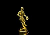 China Basketball Custom Trophy Cup Zinc Alloy Sports Competition For Victory Team Member for sale