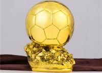 China Football Custom Award Trophies Resin Material Soccer Sporsts Competition Application for sale
