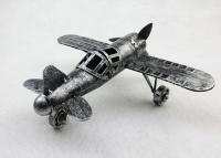 China Fighter Model Metal Decorations Art Crafts Iron Material For Office Desk Decor for sale