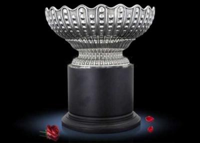 China Champion Metal Custom Trophy Cup Sand Blasting Texts Football Competition Design for sale