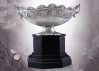 China Big Size Custom Custom Trophy Cup Alloy Top Wood Base For Team Winners Awards for sale