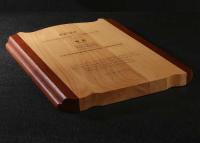 China 504 Gram Solid Wooden Shield Plaque Lightweight Student Awards Of Final Examination for sale