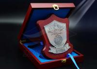 China Square Custom Trophy Awards Wood Gift Box Package As Company Decorations for sale