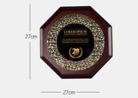 China Customized Wooden Shield Plaque Souvenirs For Business Authorization Certification for sale