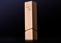 China Solid Wooden Shield Plaque Lightweight Agent / Employee Awards At Year End Party for sale