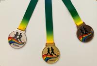 China Marathon Souvenirs Metal 70mm Custom Sports Medals for sale