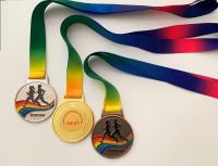 China Marathon Souvenirs Metal 70mm Custom Sports Medals for sale