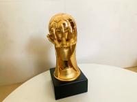 China Handball Custom Engraved Trophy As Prizes For Winners In Hand Ball Game for sale