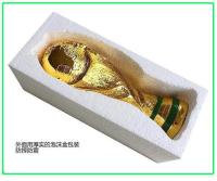 China Football Competition Winners Prize CCC Resin Trophy Cup Hand Made for sale