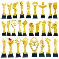 China Golden Different Design Polyresin Sports Day Trophy Souvenir gifts for sale