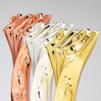 China Outstanding Staff Award OEM Resin Trophy Cup As An Encouragement for sale