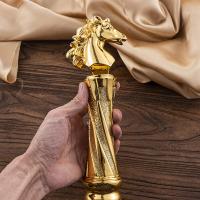 China Customized Zodiac Horse Height 290mm Resin Trophy Cup Gifts Decoration for sale