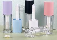 China 6ml plastic Pink Custom Private Label Lip Glaze Tube Packaging Lip Gloss Tube for sale