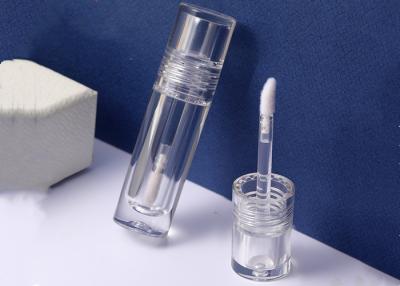 China 2.5ml AS Lip Gloss Tubes transparent Empty Lip Plumper Oil Lipgloss Containers for sale