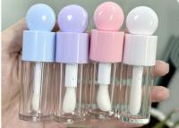 China Empty Make Your Own Beauty 4ml Love Shaped Empty Lip Gloss Tubes for sale