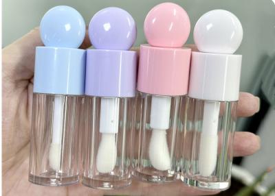 China Empty Make Your Own Beauty 4ml Love Shaped Empty Lip Gloss Tubes for sale