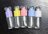 China Make Your Own Beauty 4ml Love Shaped Empty Lip Gloss Tubes For Girls for sale