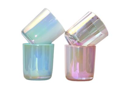China Glass Cylinder Candle Holder with Rounded Base 8 10 12 15 16 oz Tumbler Candle Vessel for Christmas for sale
