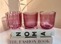 China Special Candle Holder Glass Tea Candle Holder Glass candle jar for sale