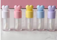 China Cute Lip Gloss Bottle Empty Tube 4ml White Yellow Purple pink Blue Lip Gloss Tube Empty Tube Can for sale