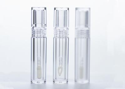 China Custom 3.5ml Clear Lip Gloss Tube Plastic Empty Cosmetic Liquid Lipstick Tube for sale
