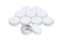 China White Seal Cream Tin Containers Hand Cream Packaging Aluminum Cosmetic Tin for sale