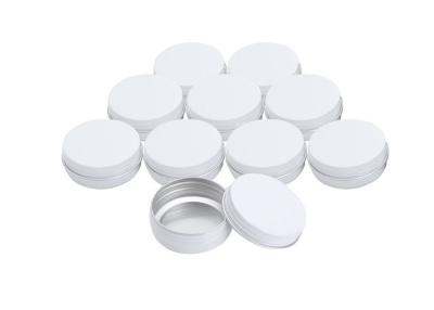 China White Seal Cream Tin Containers Hand Cream Packaging Aluminum Cosmetic Tin for sale