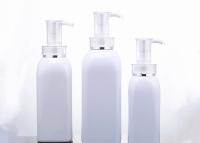 China 500ml White Pump Bottle with Gold Silver Line Cap Cosmetic Pump Bottle for Lotion Cream for sale