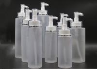China Frost Shampoo Bottle PET Press Type Lotion Empty Bottle Bathroom Shower Gel Soap Dispenser for sale