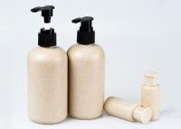 China 30ml 100ml 250ml 300ml 500ml Biodegradable Cosmetic Wheat Straw Plastic Shampoo Lotion Bottle for sale
