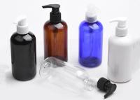 China 250ml clear amber  black Cosmetic Plastic Lotion Bottle For skincare product for sale