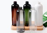 China 500ml Clear Amber  Black Plastic Lotion Bottle For Skincare Packaging for sale