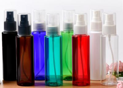 China 100ml Custom Logo Clear Amber  Black Skincare Plastic Spray Bottle for sale