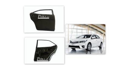 China Metal Toyota Door Replacement Rear Doors For Corolla 2014 67004-02430 / 67003-02430 for sale