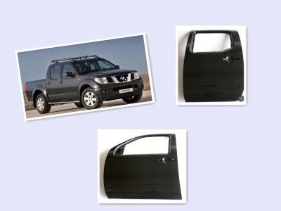 China 0.8mm Thickness Steel Pickup Car Door Nissan Navara 2005 - 2011 / D40 for sale